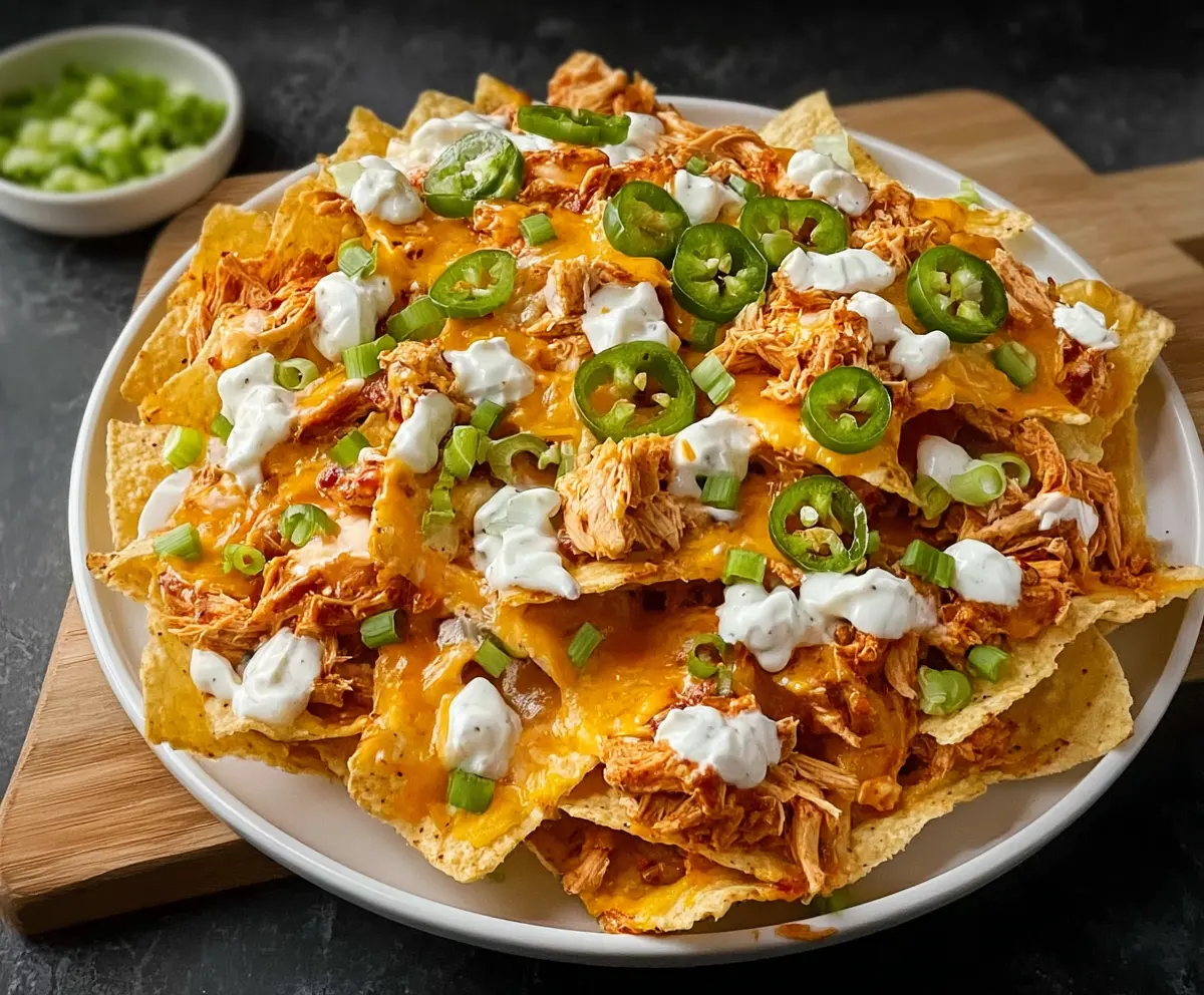 Buffalo Chicken Nachos Recipe | Easy & Delicious