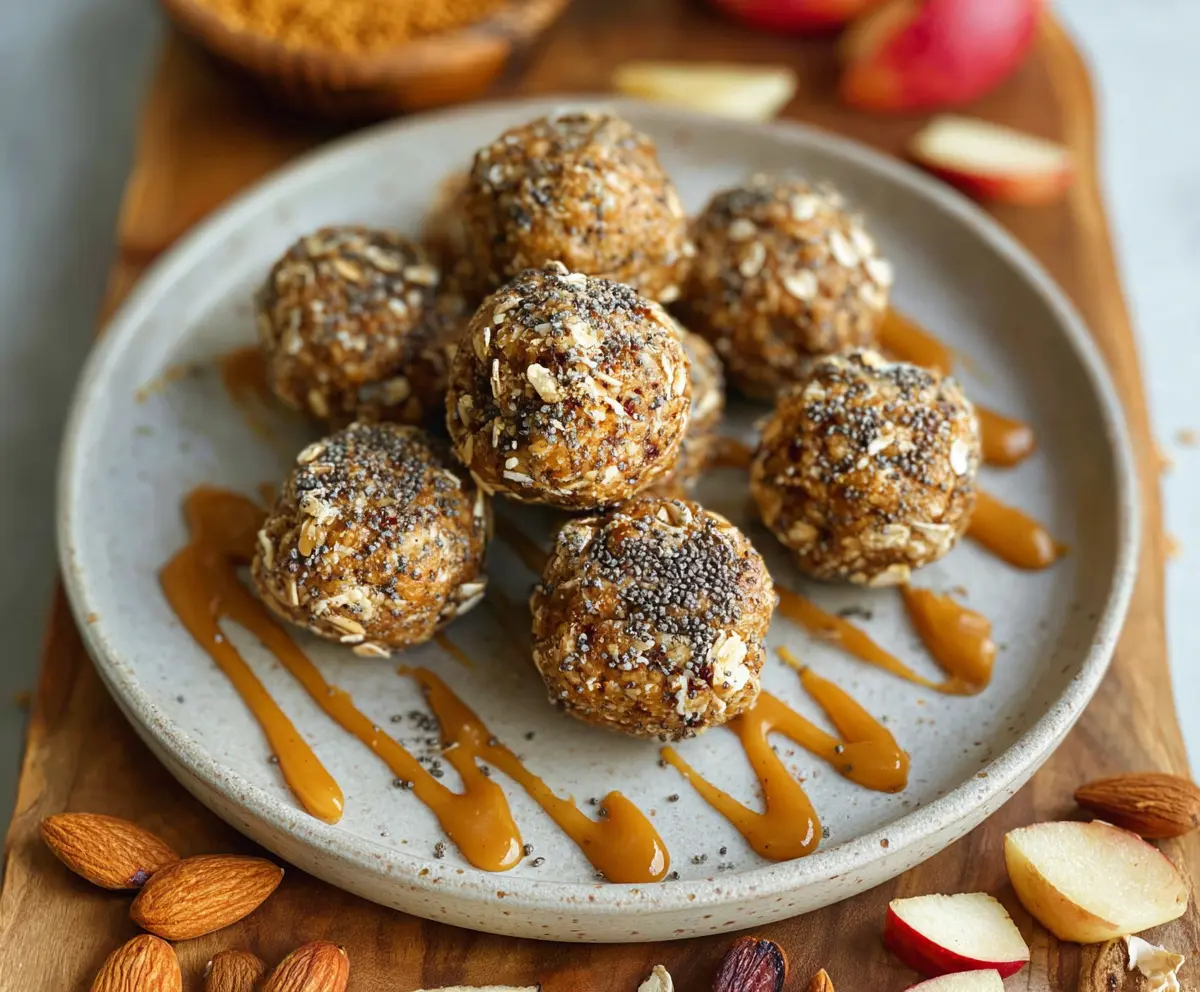 Caramel Apple Protein Bites Recipe | Healthy & Delicious