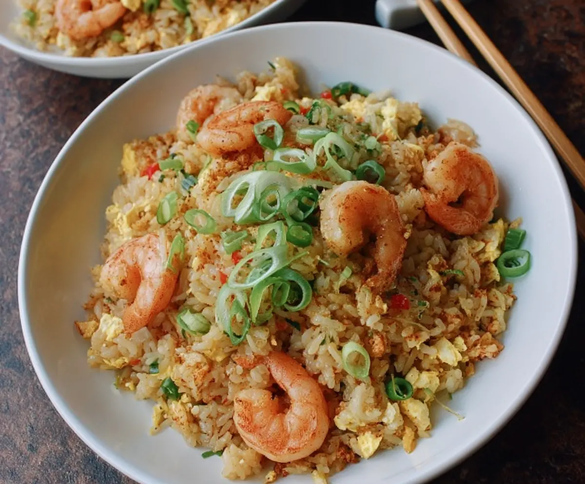 Shrimp Garlic Fried Rice Recipe | Quick & Delicious