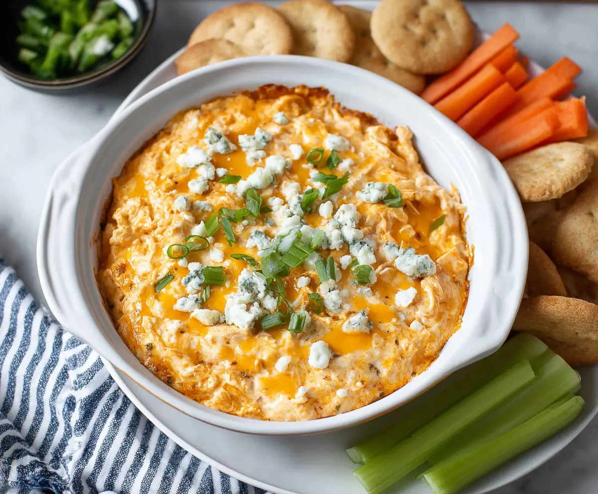 Greek Yogurt Buffalo Chicken Dip Recipe | Healthy & Delicious