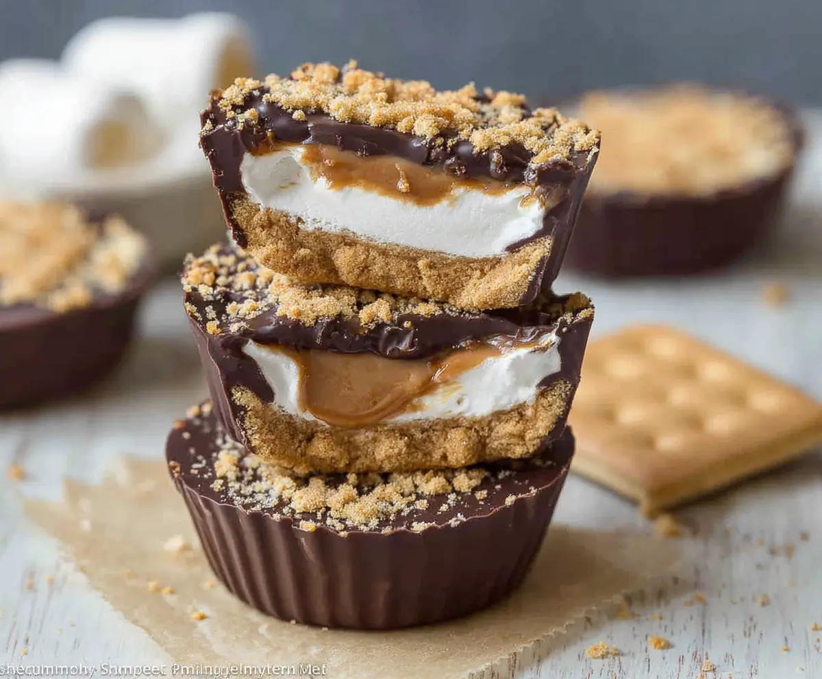 Delicious S'mores Peanut Butter Cups Recipe