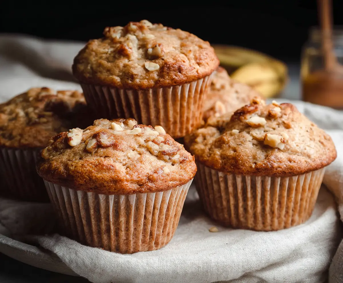 Delicious Sourdough Banana Muffins Recipe